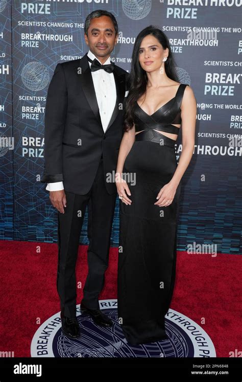 Chamath Palihapipitiya Left And Nathalie Dompe Arrive At The Ninth