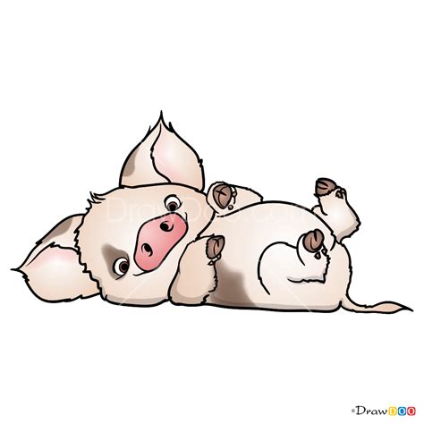 Cute Pua Moana Drawing