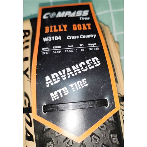 Compass Bicycle Folding Tire Mtb Skin Wall Tire 26 275 29 Shopee