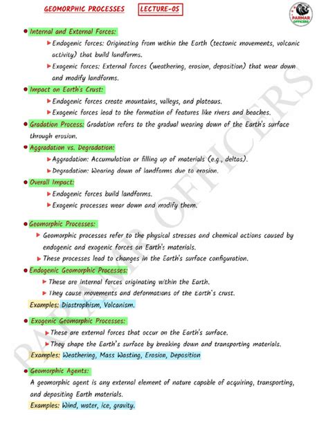 Geomorphic Processes Pdf Geomorphic Processes Pdf