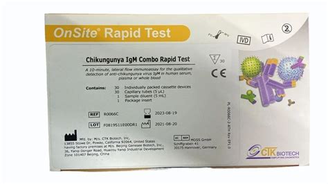 Chikungunya Rapid Test At Best Price In Virar By Triveni Traders
