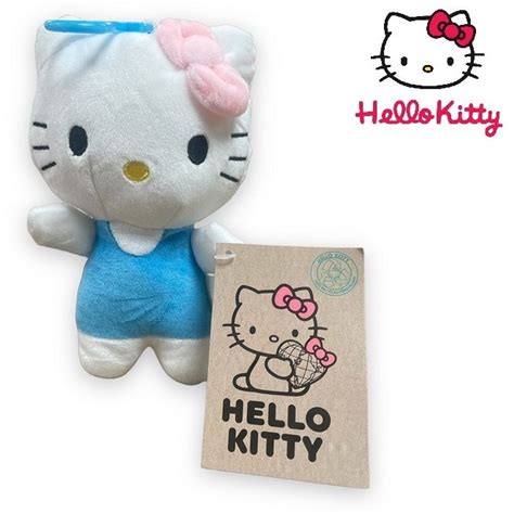 Jucarie De Plus Cu Hello Kitty 18 Cm Albalbastruroz Emagro