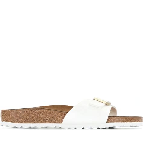 Slapi Dama Birkenstock Piele Alb 40 Emag Ro