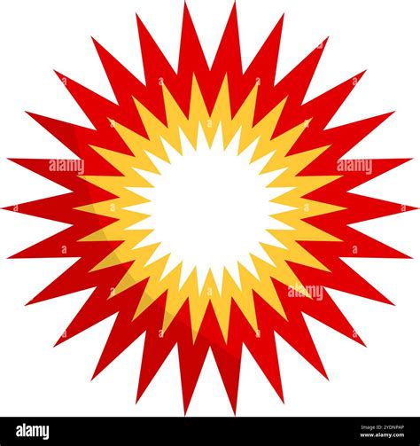 Pop Explosion Icon Bombing Icon Editable Vector Stock Vector Image