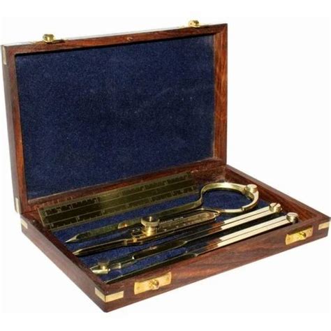 Golden 5 Piece Brass Drafting Tool Kit Packaging Type Box At Rs 3000
