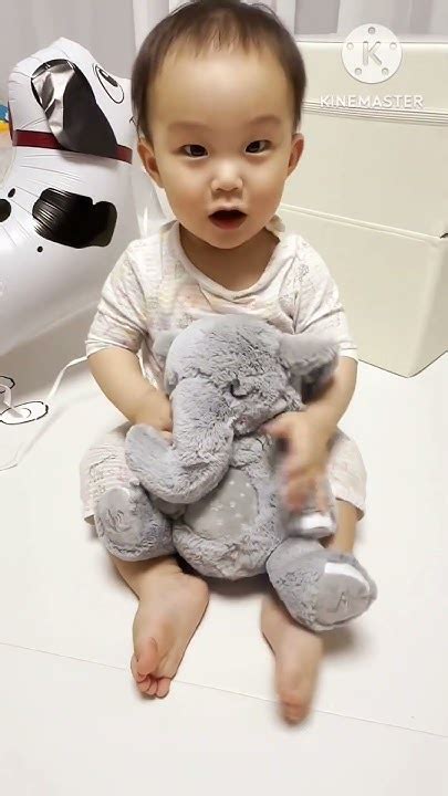 꼬끼리 인형이 좋아요 생후 1년 28일 Youtube