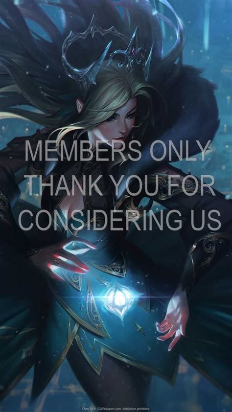 Chen Bo Wallpaper Winter Blessed Irelia Fan Art 1080p Vertical