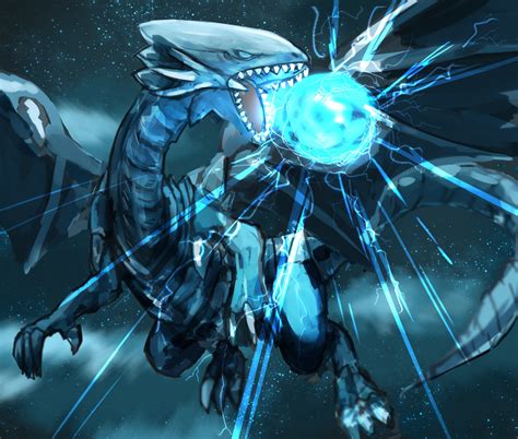 Download Blue Eyes White Dragon Anime Yu Gi Oh Hd Wallpaper