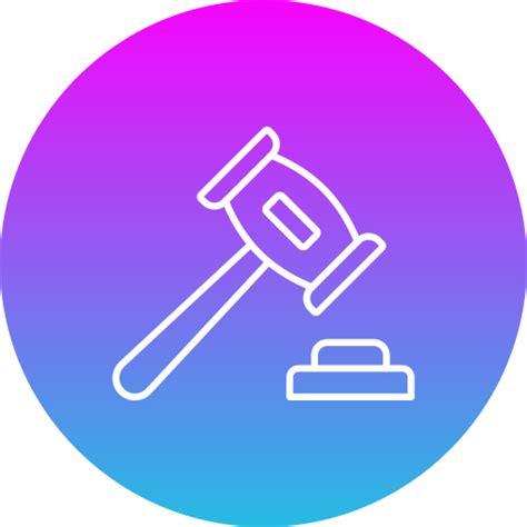 Law Generic Gradient Fill Icon Law Generic Gradient Fill Icon
