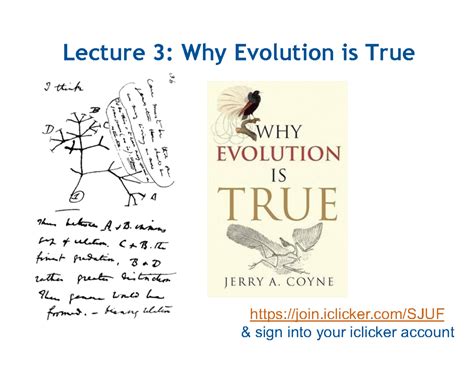 Lecture Why Is Evolution True Lecture 3 Why Evolution Is True Join