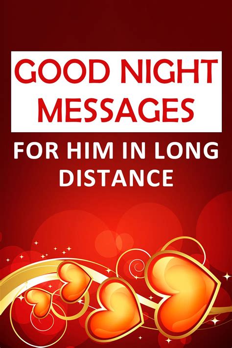 Good Night Messages For Him In Long Distance Good Night Love Messages