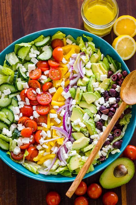 Greek Salad Recipe With Lemon Dressing Greek Salad Dressing
