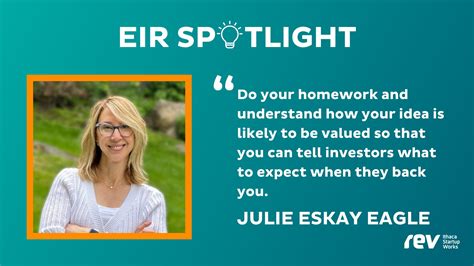 Qanda With Entrepreneur In Residence Julie Eskay Eagle Rev Ithaca