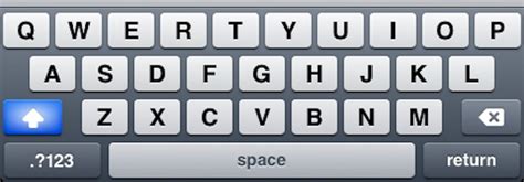 How To Shift Lock Your Iphone And Ipad Keyboard
