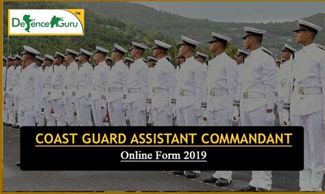 Indian Coast Guard Assistant Commandant Online Form 2019