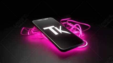 Iphone Mobile Phone With Tk Logo On Black Background Hd Photography