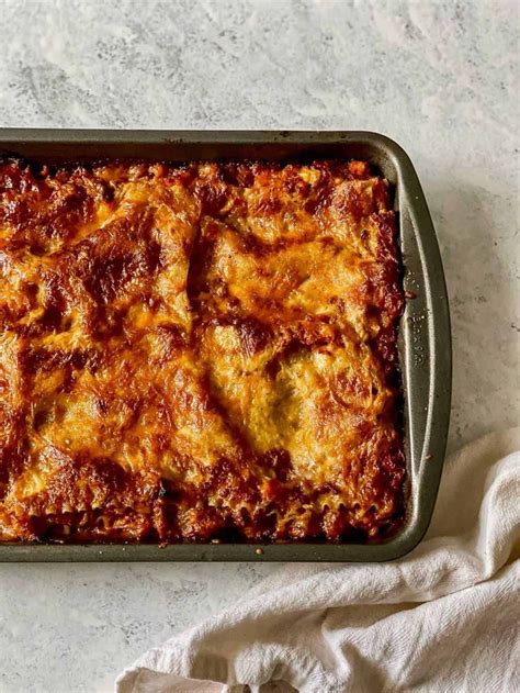 Homemade Lasagna With Béchamel Sauce Real Food With Sarah Recipe