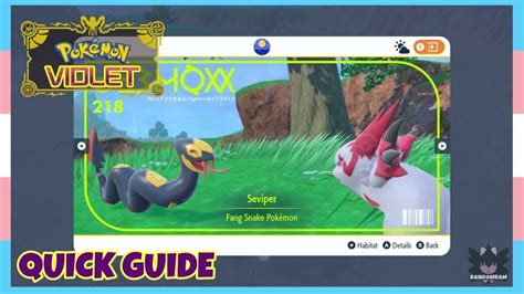 Where To Catch Seviper In Pokemon Scarlet And Violet Location Quick