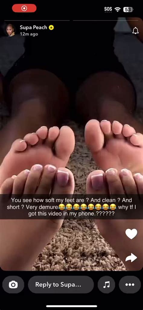 Supa Peachs Feet