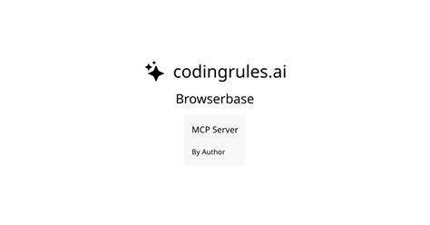 browserbase mcp server codingrules ai