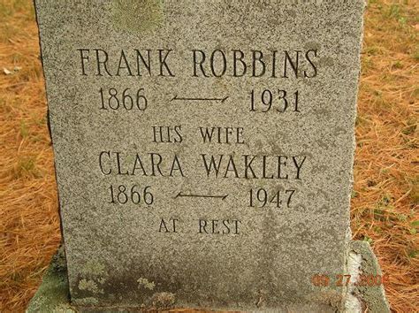 Hack Cemetery In Johnsburgh Robbins Clara Wakley