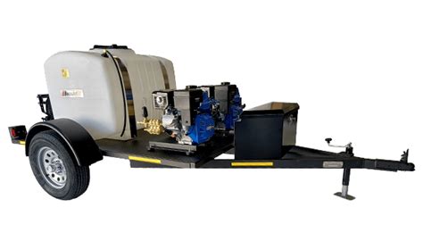 Bossjet Mini Max Trailer Mounted Sewer Jetter Trailer With Sewer And Pipe Jetter