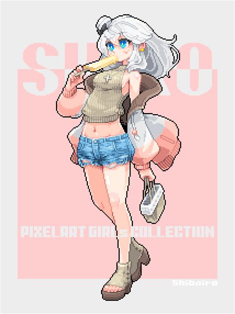 Shibairo Original Grey Footwear 1girl Artist Name Bag Bare