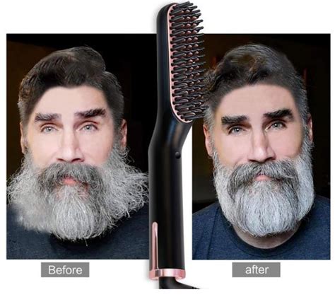 Расческа с ионизацией Выпрямляющая расческа с подогревом для волос и ...