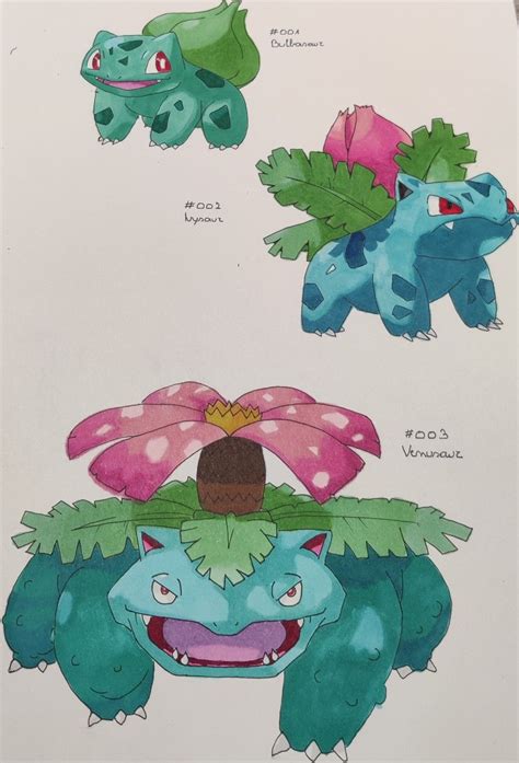 Pokémon Bulbasaur Evolution Line