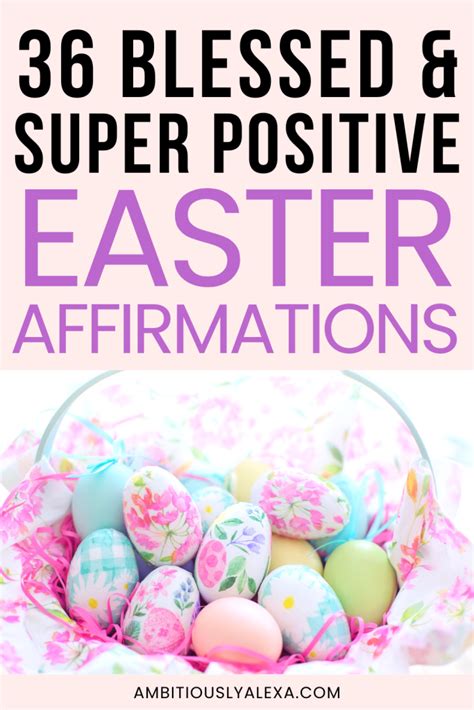 Easter Affirmations 36 Positive Statements For Anyone To Enjoy