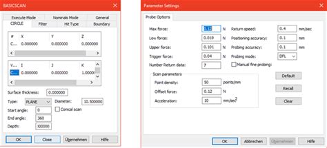 Strange Scan Behavior Wobbly Scan Path Pc Dmis For Cmms Pc Dmis