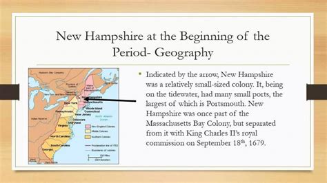 A Brief History Of New Hampshire 1760s 1776 Ppt