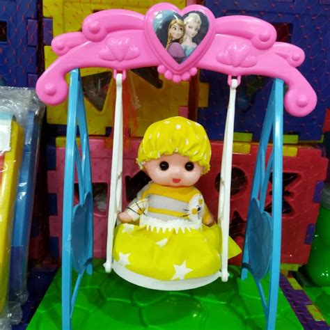 کمدا قیمت و خرید عروسک تاب سوار رنگ زرد