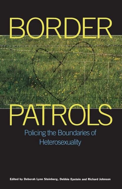 Border Patrols Policing Sexual Boundaries By Debbie Epstein English