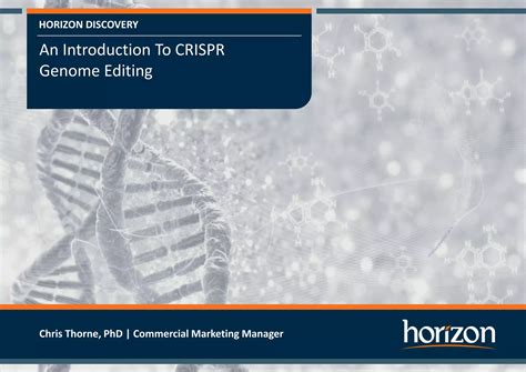 An Introduction To Crispr Genome Editing Ppt