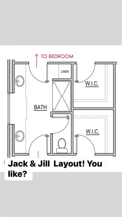 Jack And Jill Bath Layouts Jack And Jill Bathroom Ideas That Spark