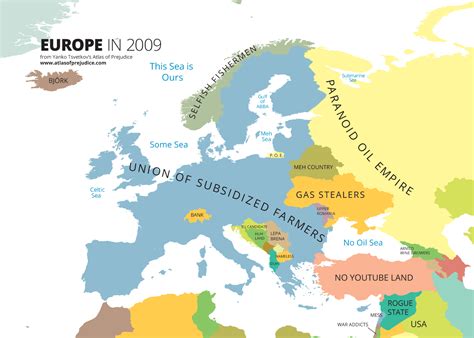Europe In January 2009 — Alphadesigner
