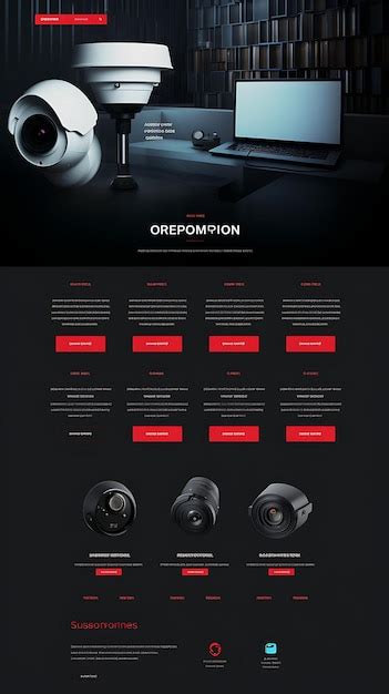 Website Layout Design Of Home Security Systems Fe 2835 Creative Unique