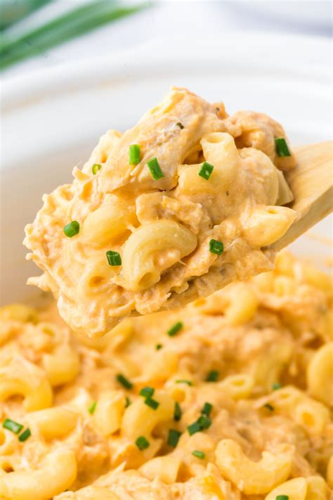 Buffalo Chicken Mac And Cheese Crock Pot Kitchen Divas