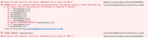 Javascript Payment Cannot Be Processed Because Dont Have Secure Connectionssl Certificate