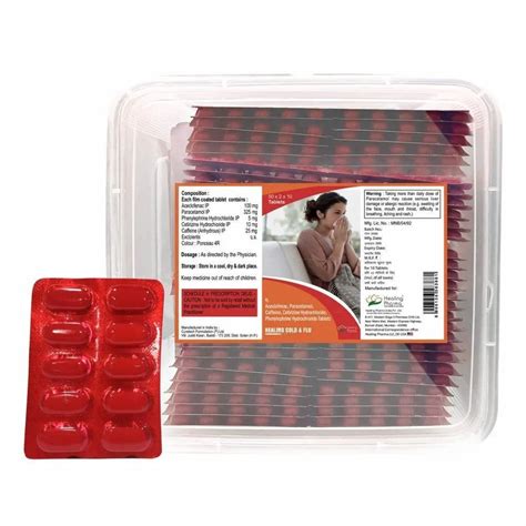 Healing Cold Andand Flu Total Nf Tablet At ₹ 80box Anti Cold Tablet In