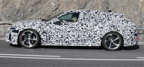 2026 Audi Rs6 Avant Shows Massively Flared Wheel Arches Oval Exhaust