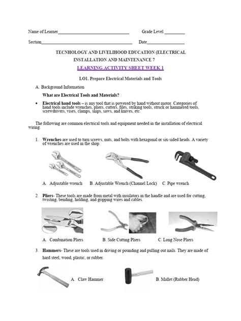 Q3 Tle Eim 8 W1 8 Pdf Series And Parallel Circuits Electrical Resistance And Conductance