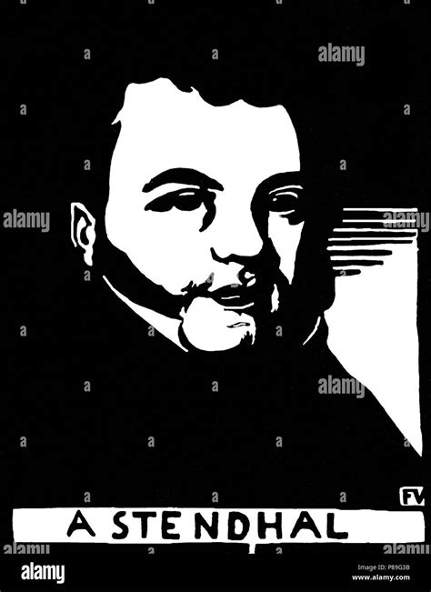 Stendhal Henri Beyle 1783 1842 Museum Private Collection Stock