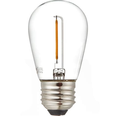 Newhouse Lighting Outdoor Weatherproof 1w S14 Led Replacement String Light Bulbs Standard Base