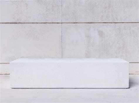 Box To Box Modular Backless Concrete Bench By Sit Design João Carvalho