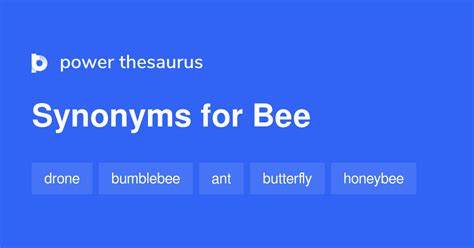Bee Synonyms 484 Similar Words And Phrases