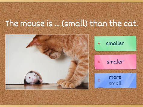 Comparative Adjectives Quiz