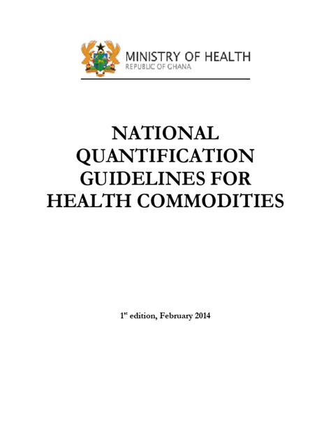 Ghana Quantification Guidelines Pdf Management Of Hivaids