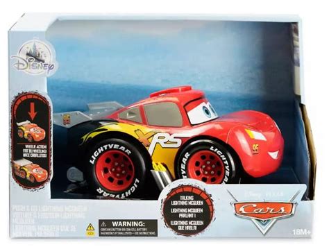 Disney Pixar Cars Lightning Mcqueen Talking Toy With Wheelie Action